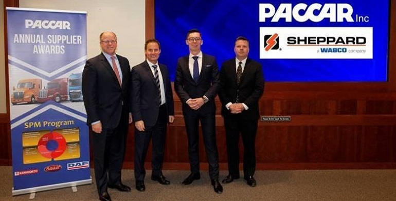 Sheppard wins PACCAR supplier achievement award | Trailer Body Builders