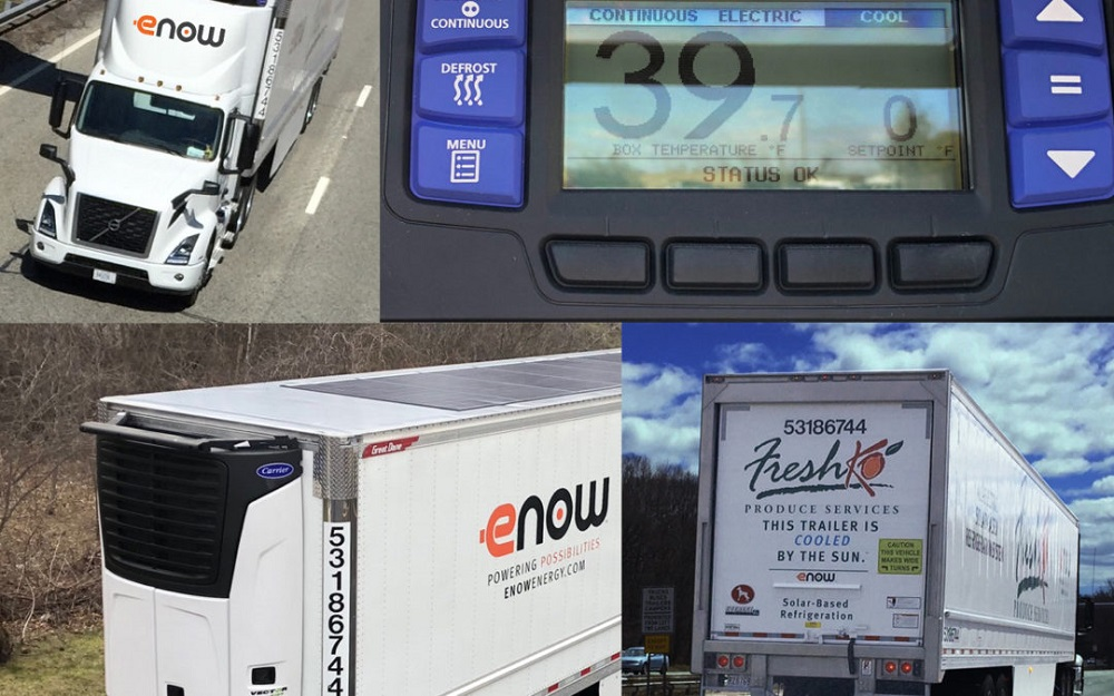 eNow unveils all-electric solar-powered reefer | Trailer Body Builders