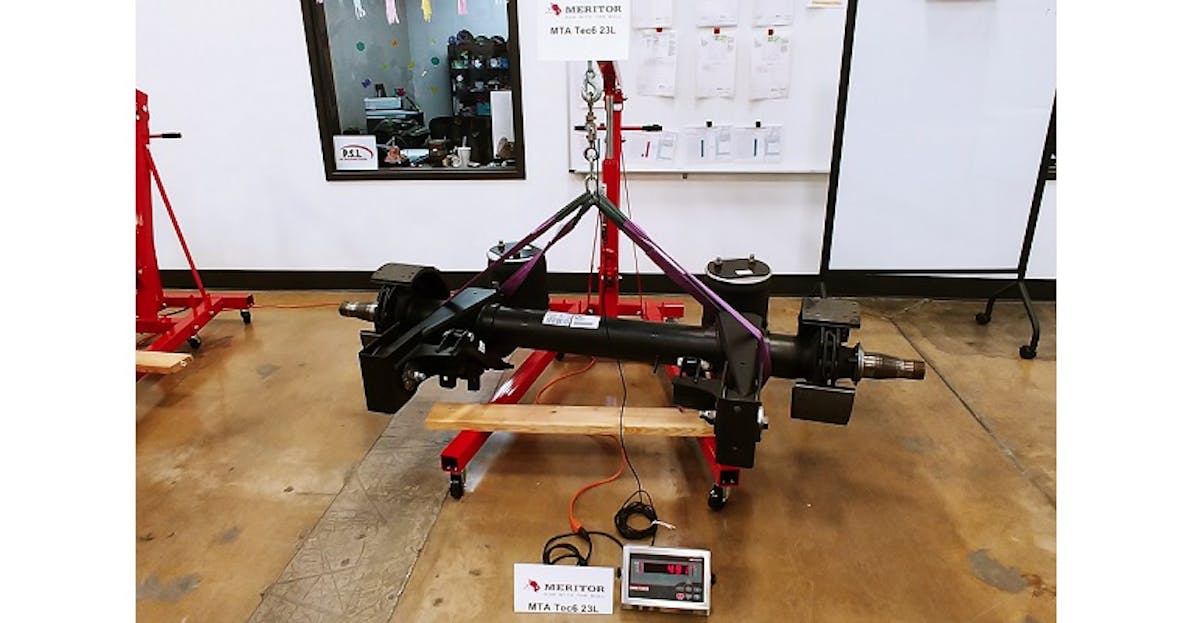 Meritor unveils lightweight suspension for tankers, flatbeds | Trailer ...