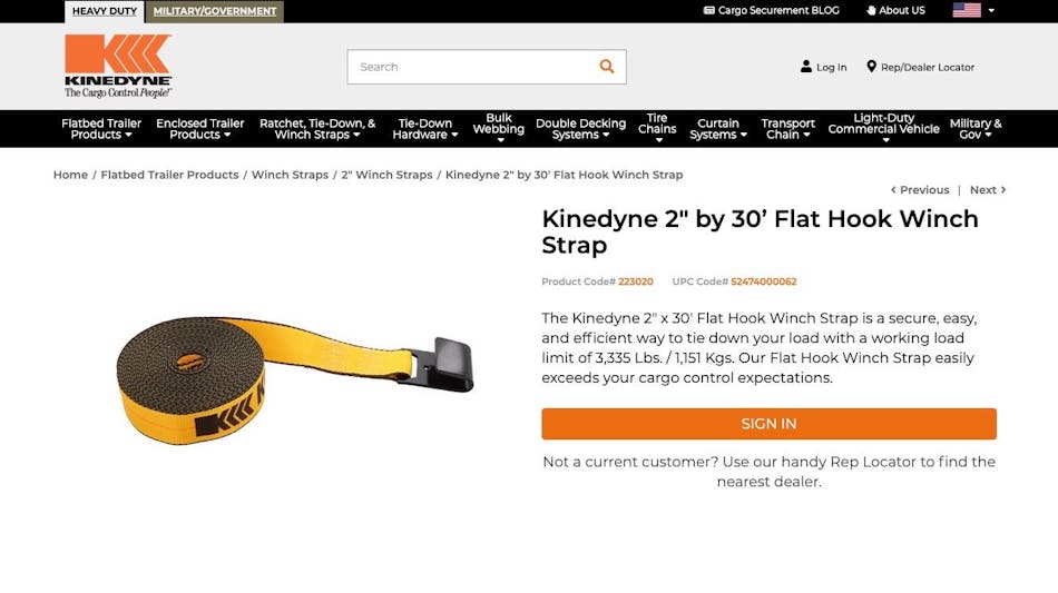 Kinedyne debuts next-gen website | Trailer Body Builders