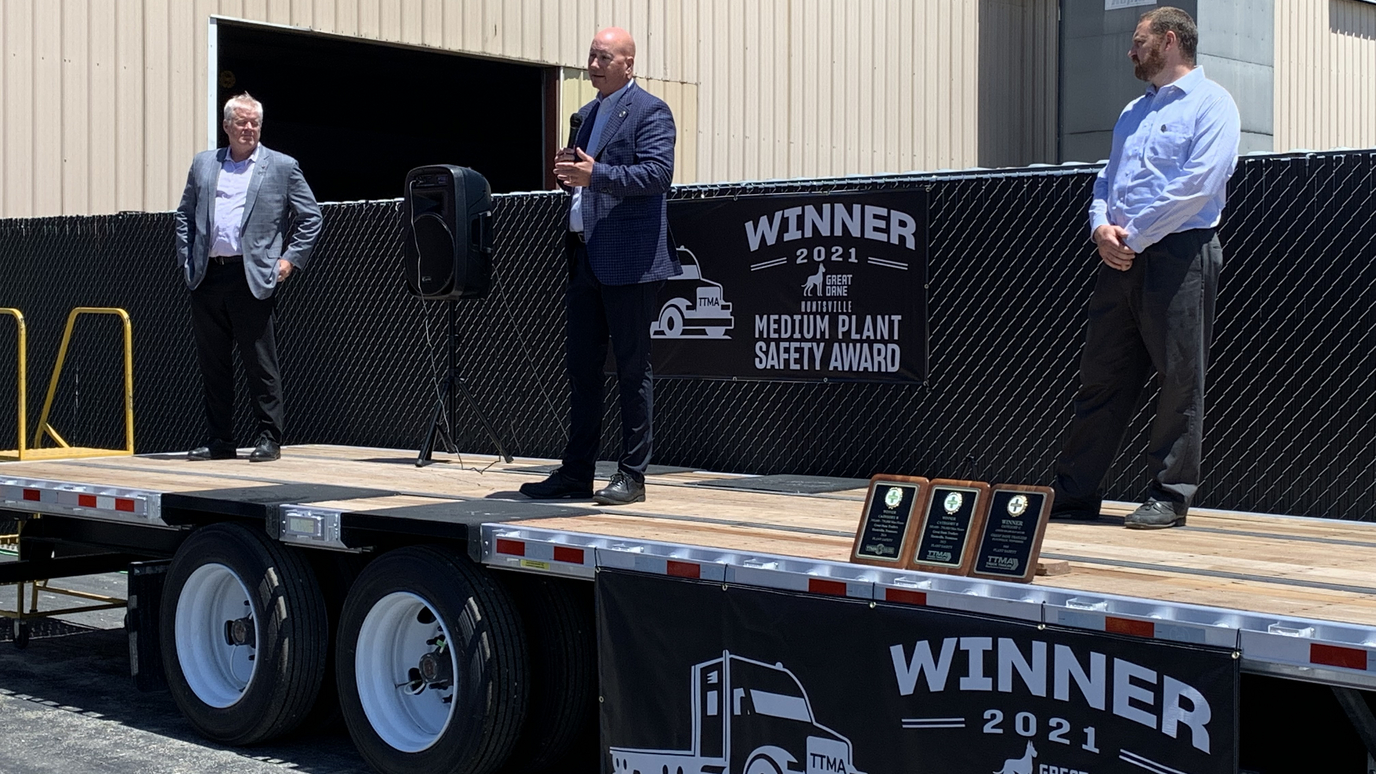 Two Great Dane facilities receive TTMA 2021 Pant Safety awards ...