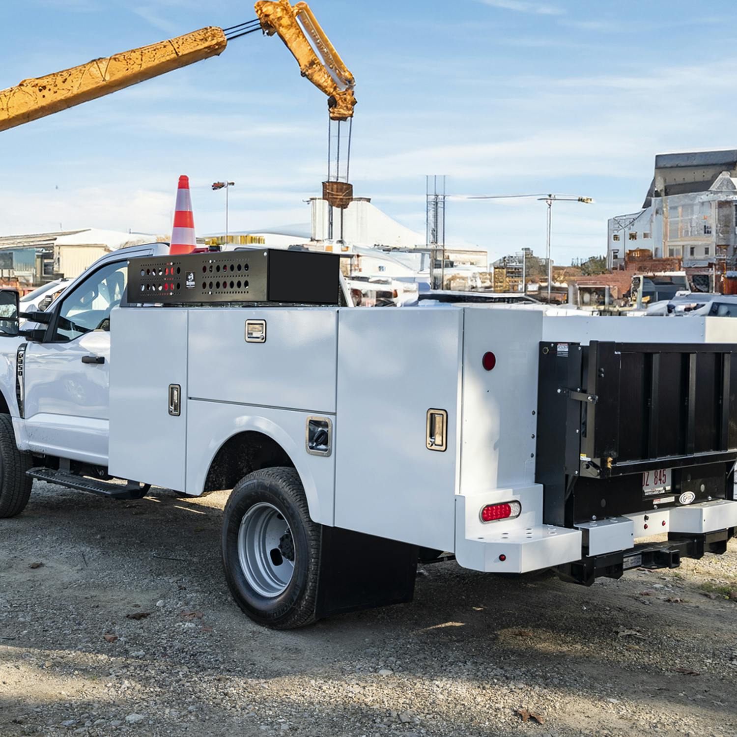 Universal Heavy-Duty Open-Top Cargo and Tool Basket Kit | Trailer Body ...
